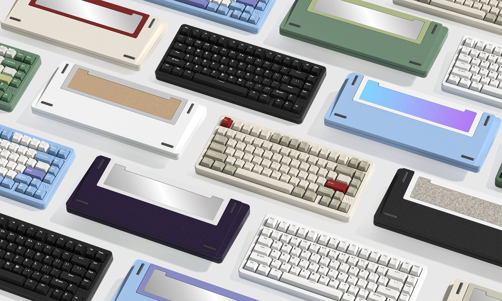 Aluminum Mechanical Keyboards 75% | Womier Keyboard