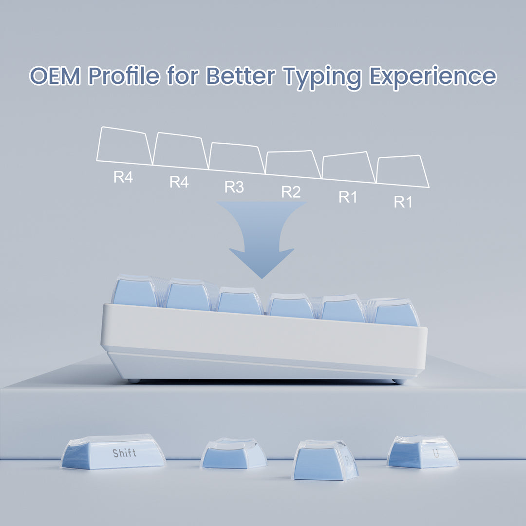 Womier Jello 113-Key Side-Printed OEM Profile Keycap – Womier Keyboard