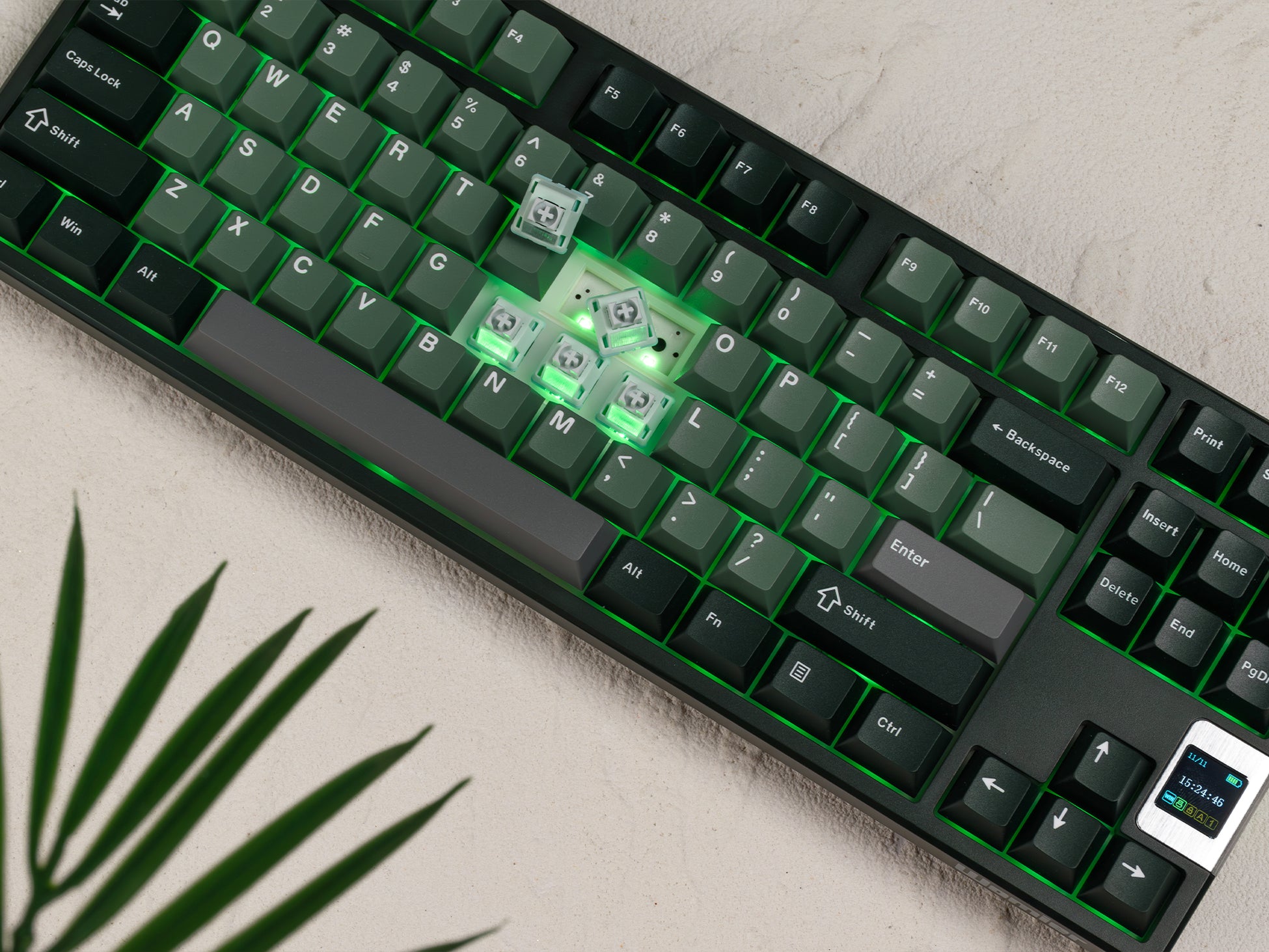 Womier QK87 TKL QMK/VIA Support Wireless Keyboard with Multimedia Disp – Womier Keyboard