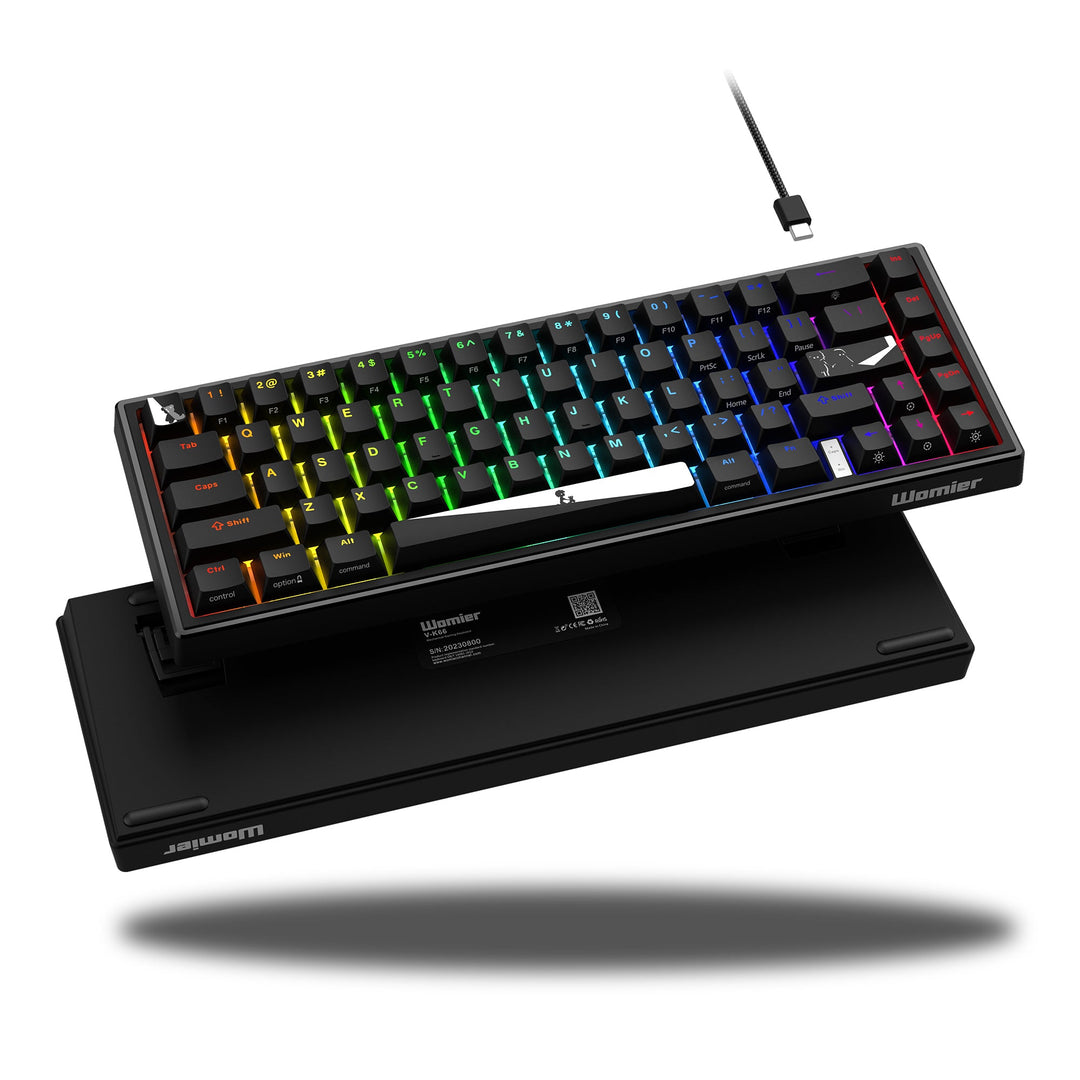 Womier V-K66 Gasket Mounted Wired Mechanical Keyboard (2 Colors ...